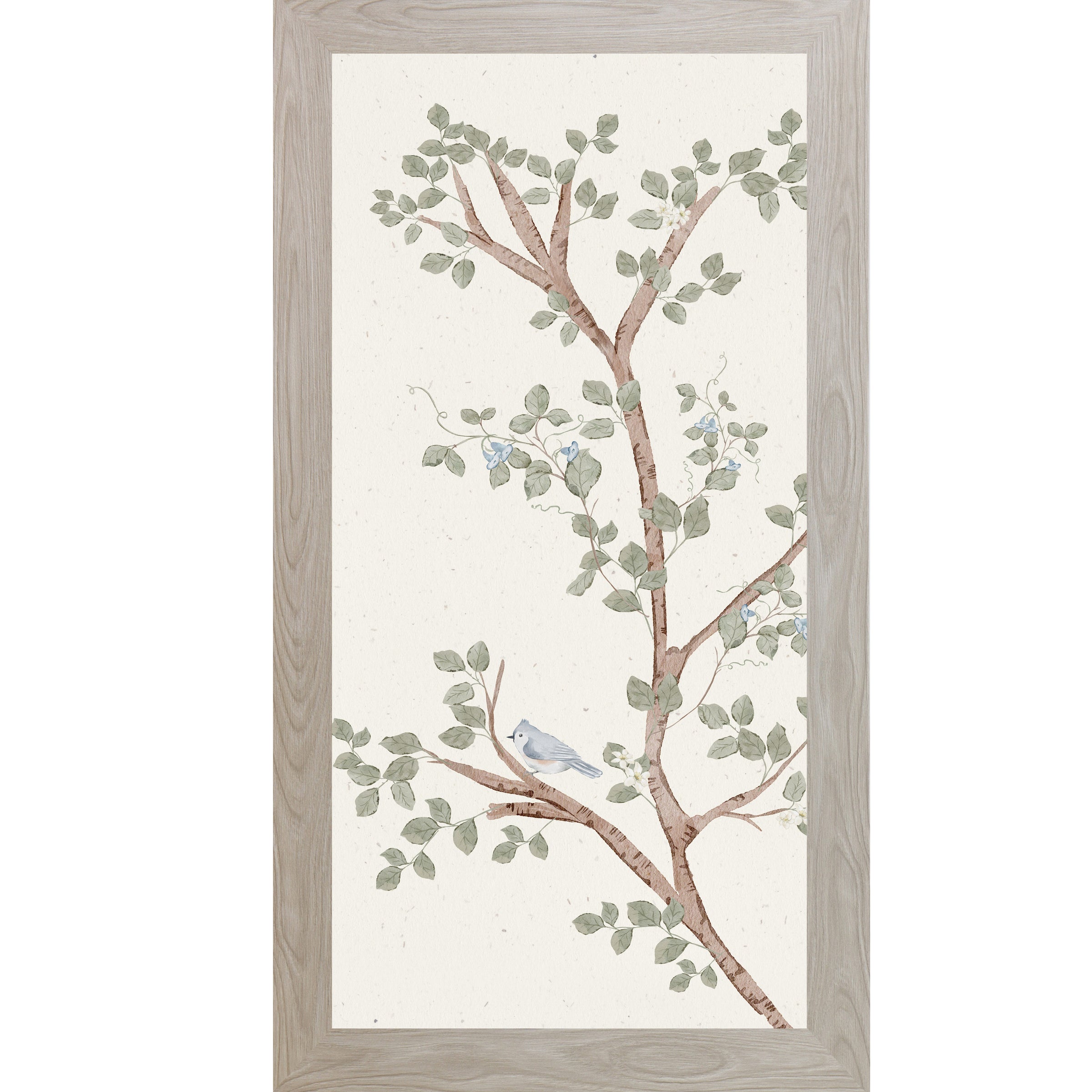 Bluebird Branch Wall Art Right Panel – Soft Watercolor Nature Decor ...